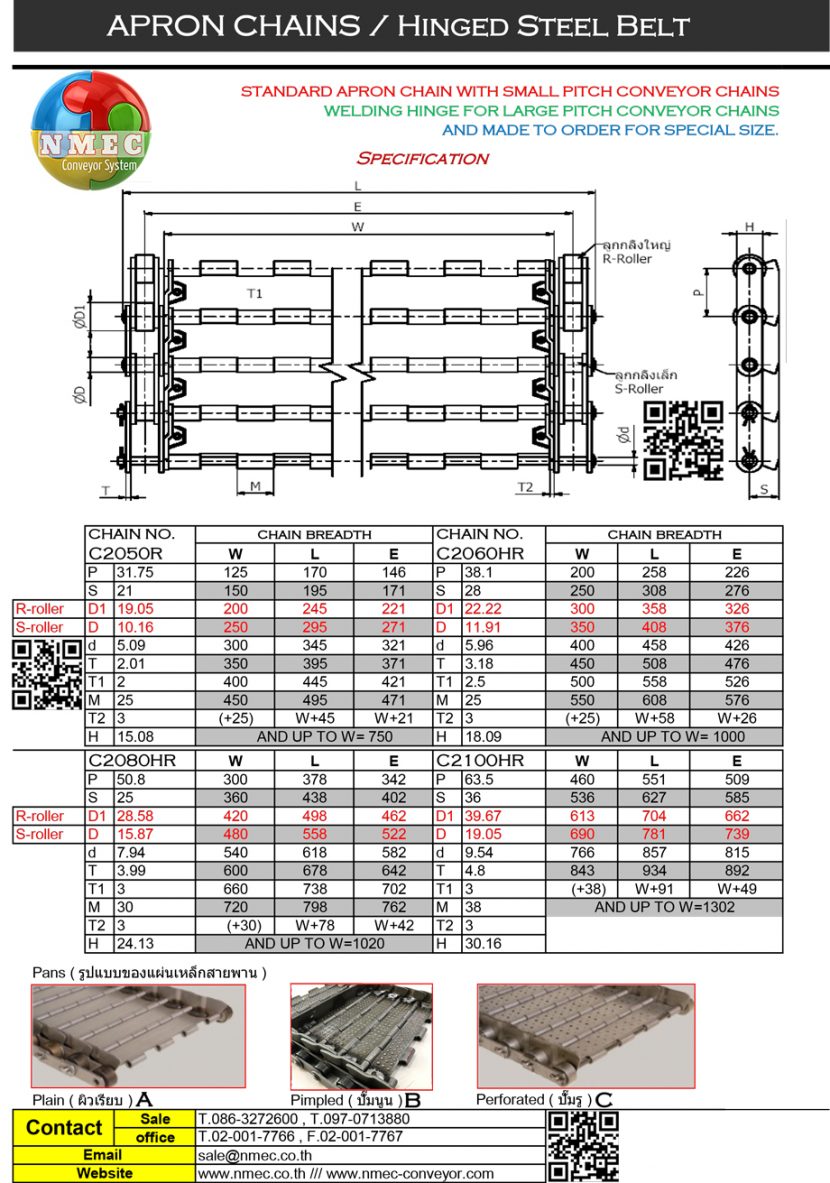สายพานลำเลียงเศษเหล็ก Apron Chain Hinged Steel Belt - Best Conveyor Center